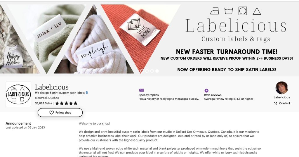 Labelicious | Crafting and Sewing in Canada